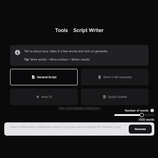 AI YouTube Script Writer | TubeMagic